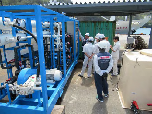 [Japan Water Agency] JWA started water supply support operations on ...